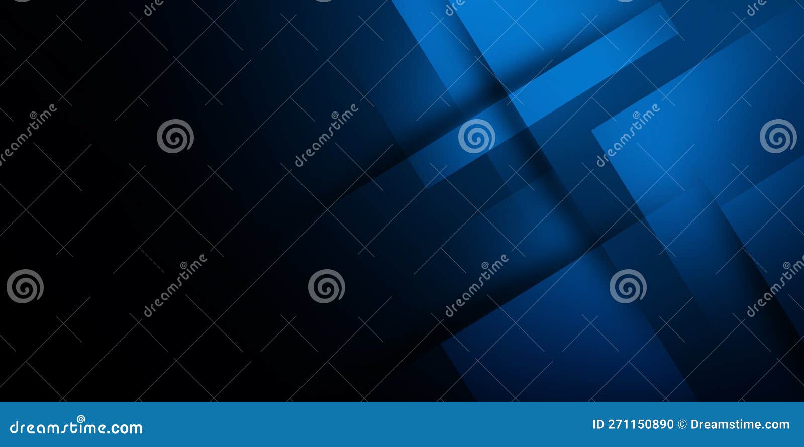 Modern Abstract Gradient Dark Navy Blue Banner Background Stock ...