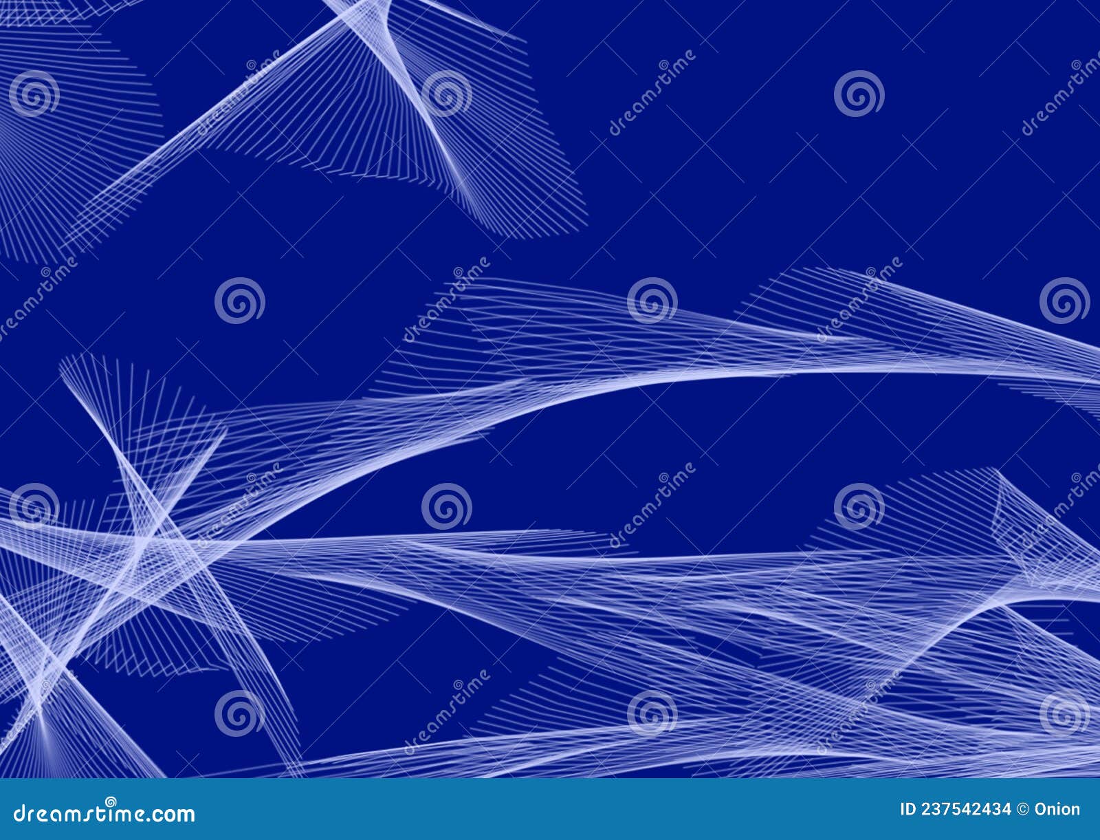 Abstract Lines Pattern on a Blue Background Stock Illustration ...