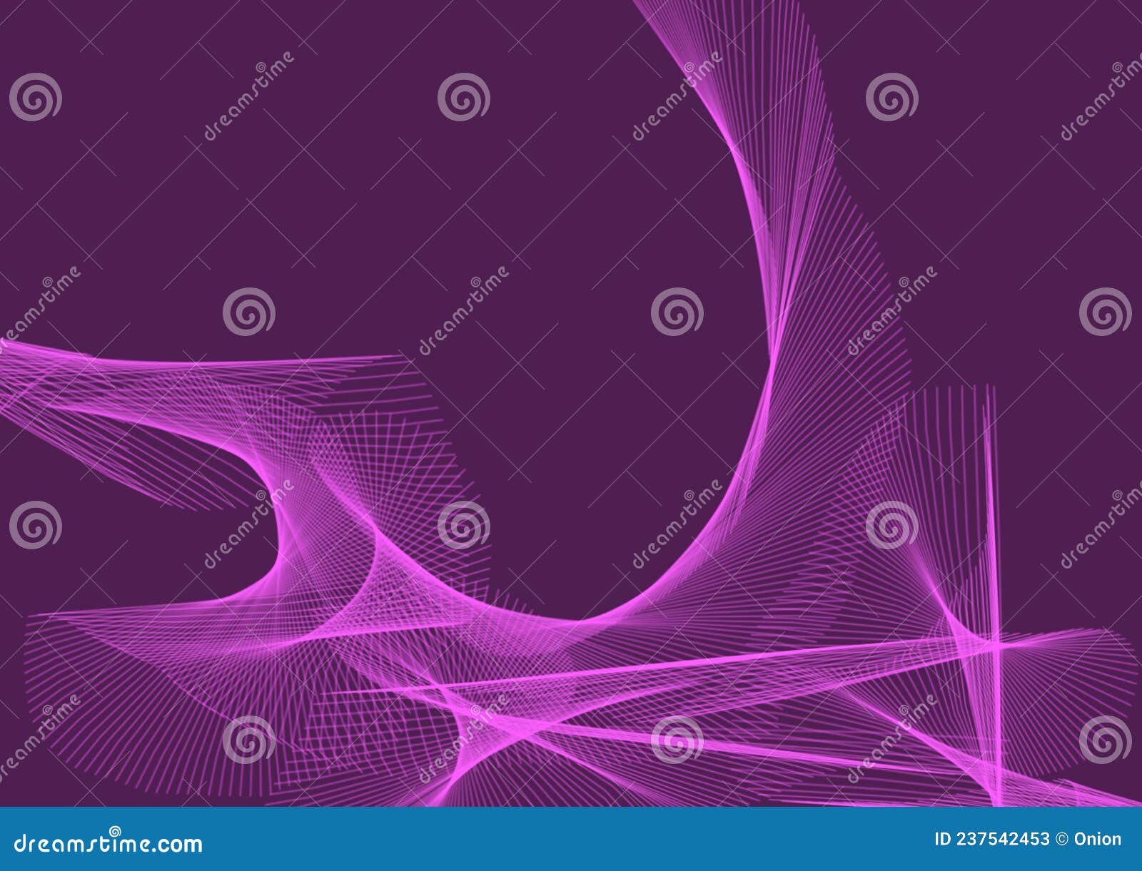 Abstract Lines Pattern on a Purple Background Stock Illustration ...
