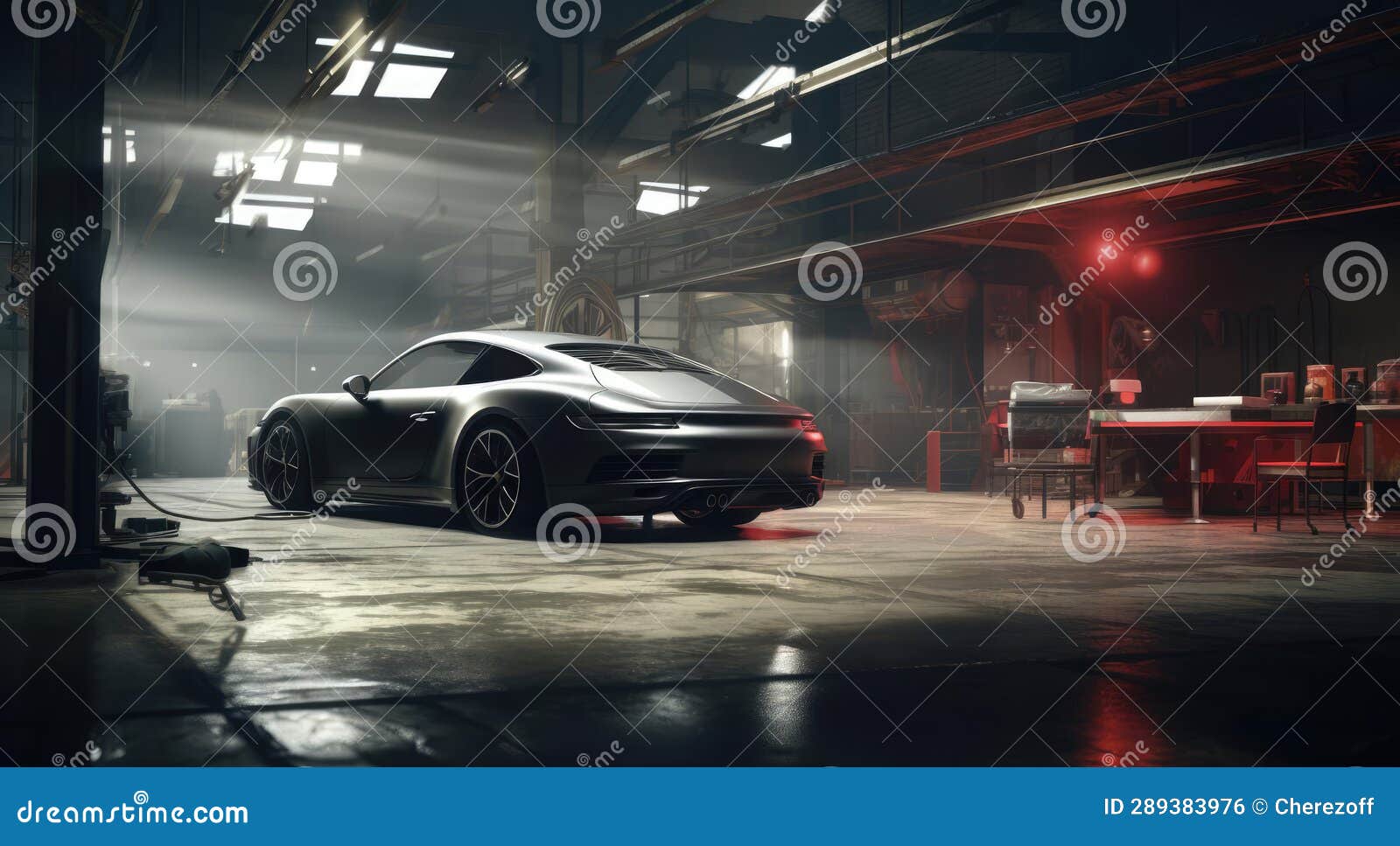 Beautiful Modern Car in the Interior Stock Photo - Image of traffic ...