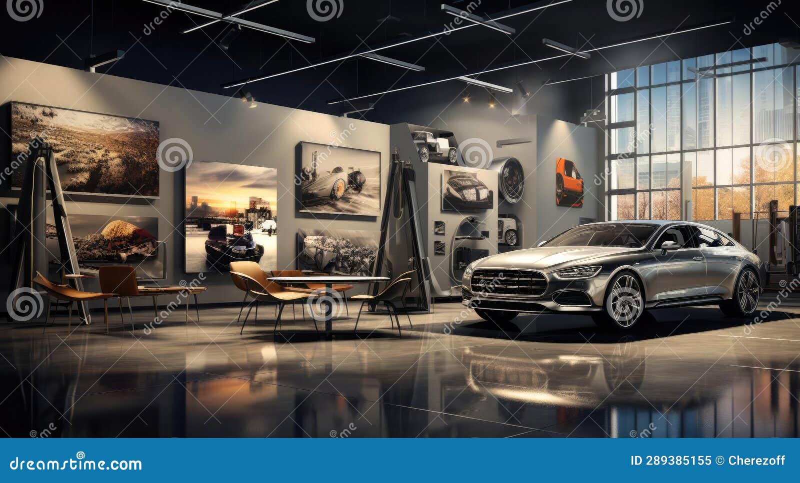 Beautiful Modern Car in the Interior Stock Image - Image of black, sale ...