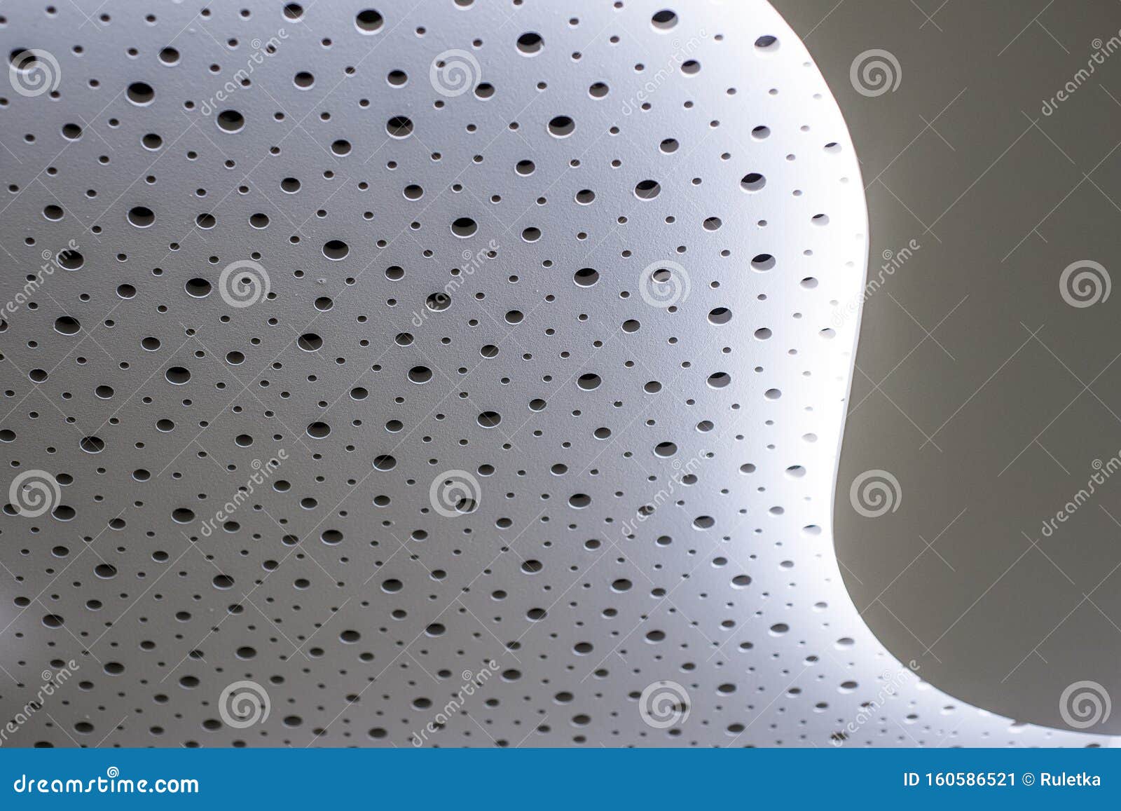 Beautiful Modern Ceiling of a New Sample with Interior Lighting Stock ...