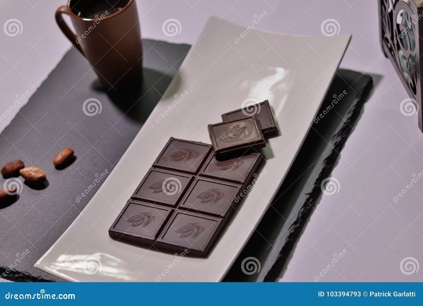 Chocolate platter design stock image. Image of chocolatebeans - 103394793