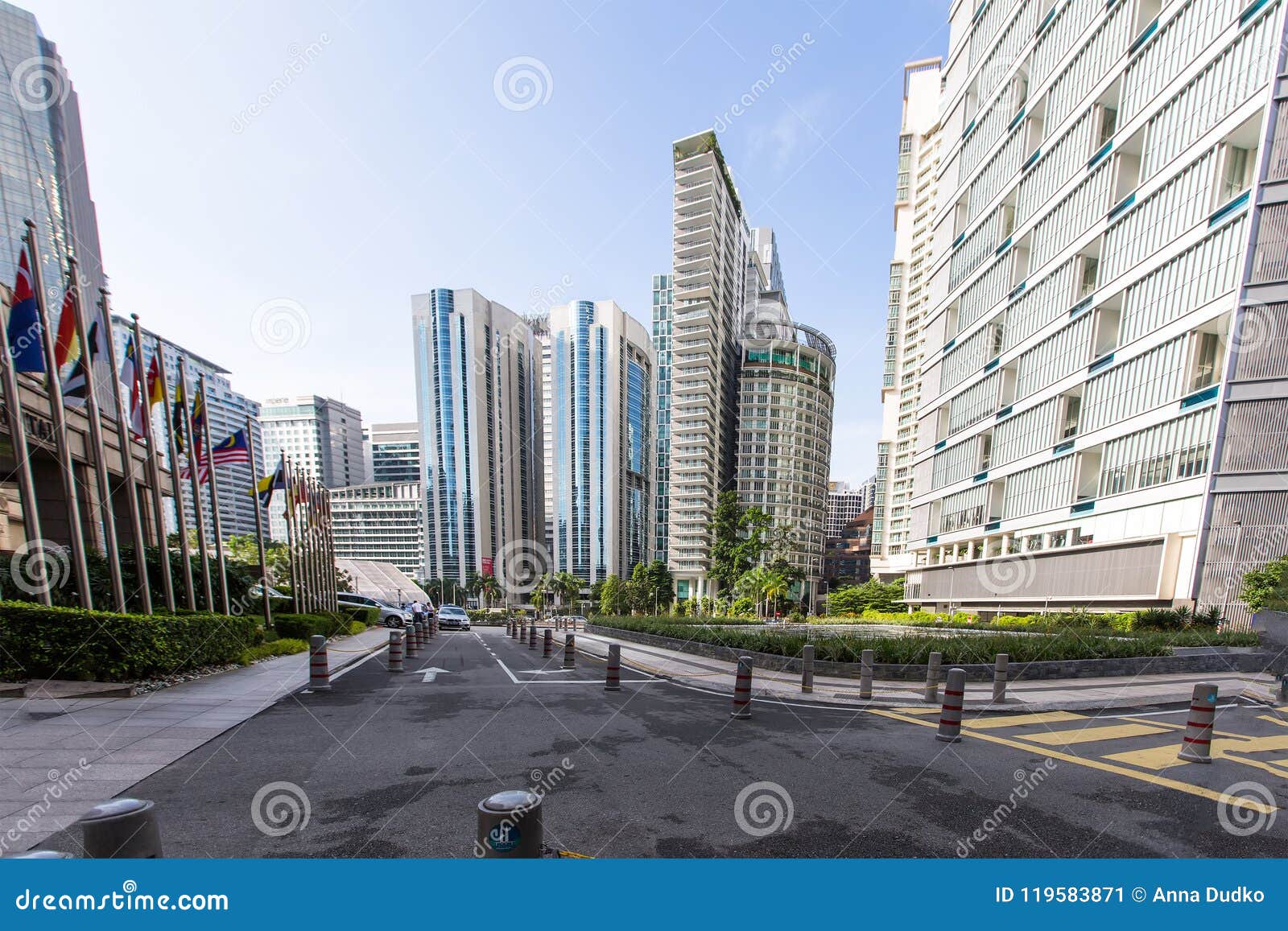 Landscape With Skyscraper Building Royalty-Free Stock Photography ...