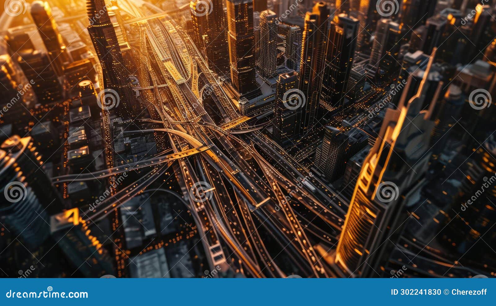 Beautiful modern city stock photo. Image of cityscape - 302241830