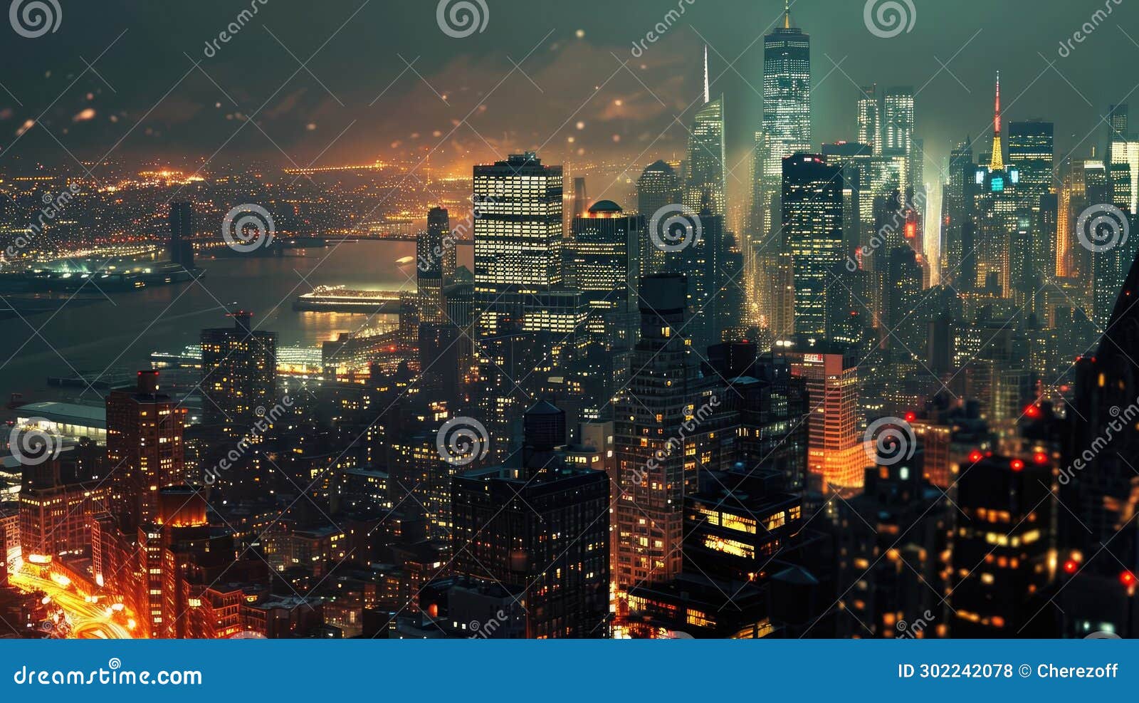 Beautiful modern city stock photo. Image of beautiful - 302242078