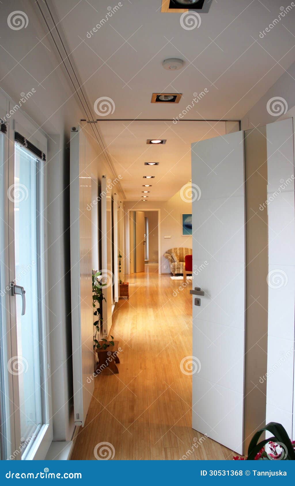 Beautiful modern flat stock photo. Image of light, home - 30531368