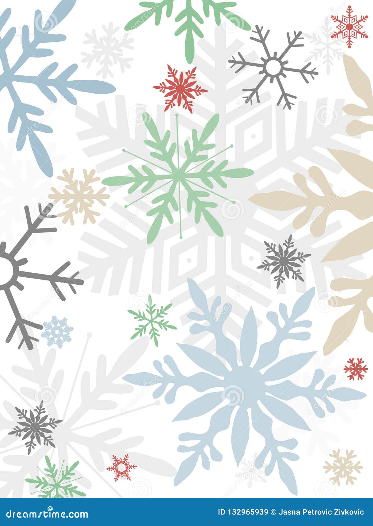 Modern Graphic Snowflake Holiday, Christmas Background Stock ...