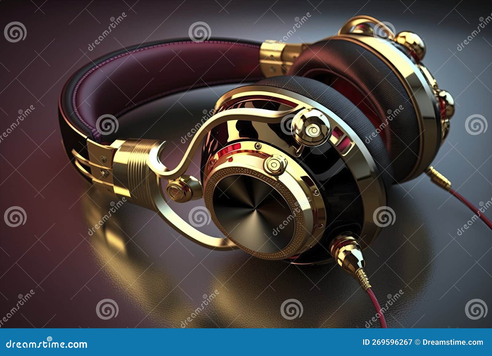 Beautiful and Modern Headphone Models Stock Illustration - Illustration ...