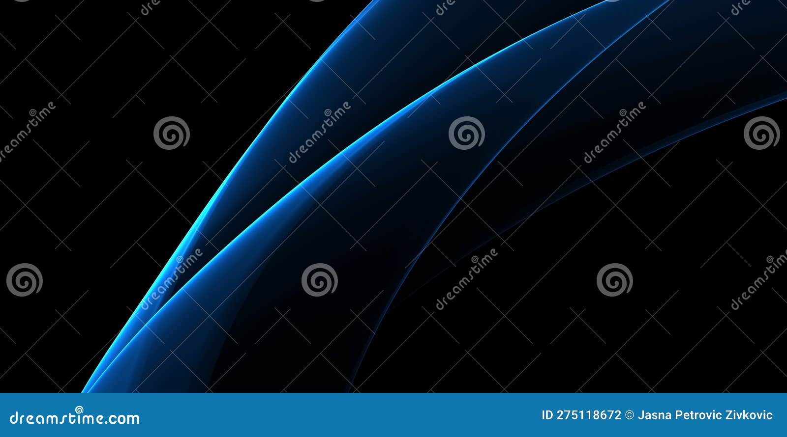 Modern Light Blue Wave Background Stock Illustration - Illustration of ...