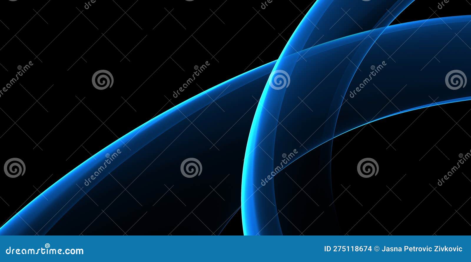Modern Light Blue Wave Background Stock Illustration - Illustration of ...