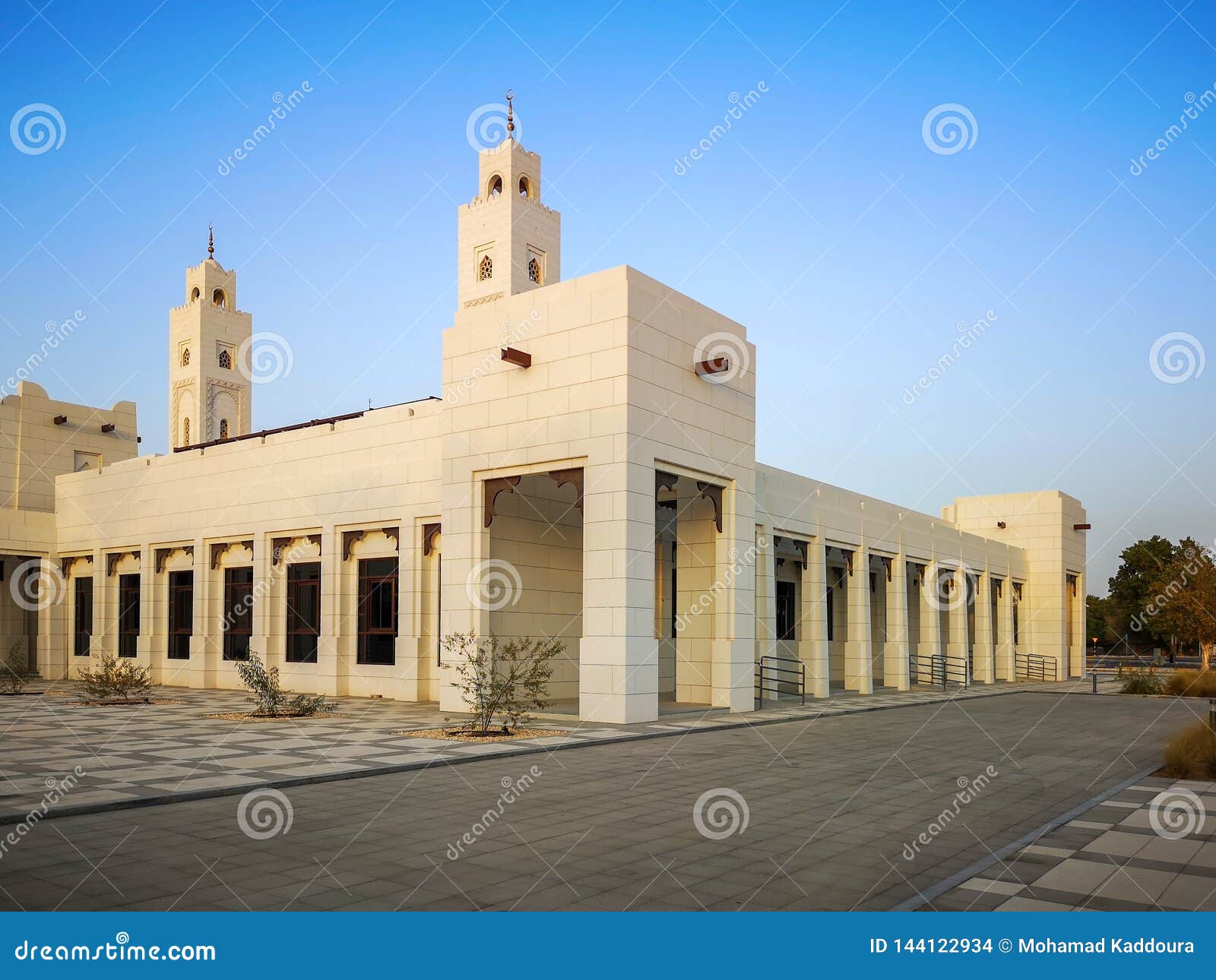 Beautiful Modern Mosque with a Traditional Ancient Look Stock Photo ...