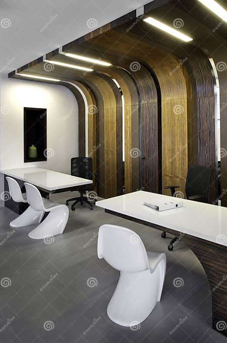 Beautiful and Modern Office Interior Design. Stock Photo - Image of ...