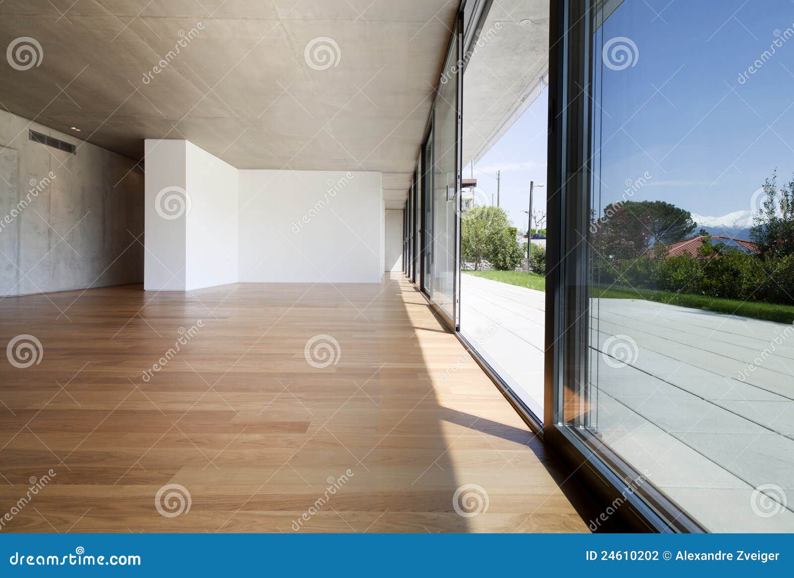 Beautiful Modern Open Space Stock Photo - Image of terrace, wood: 24610202