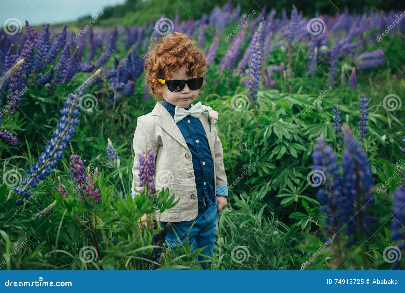 Beautiful Modern Red Haired Boy Stock Image - Image of happy, model ...