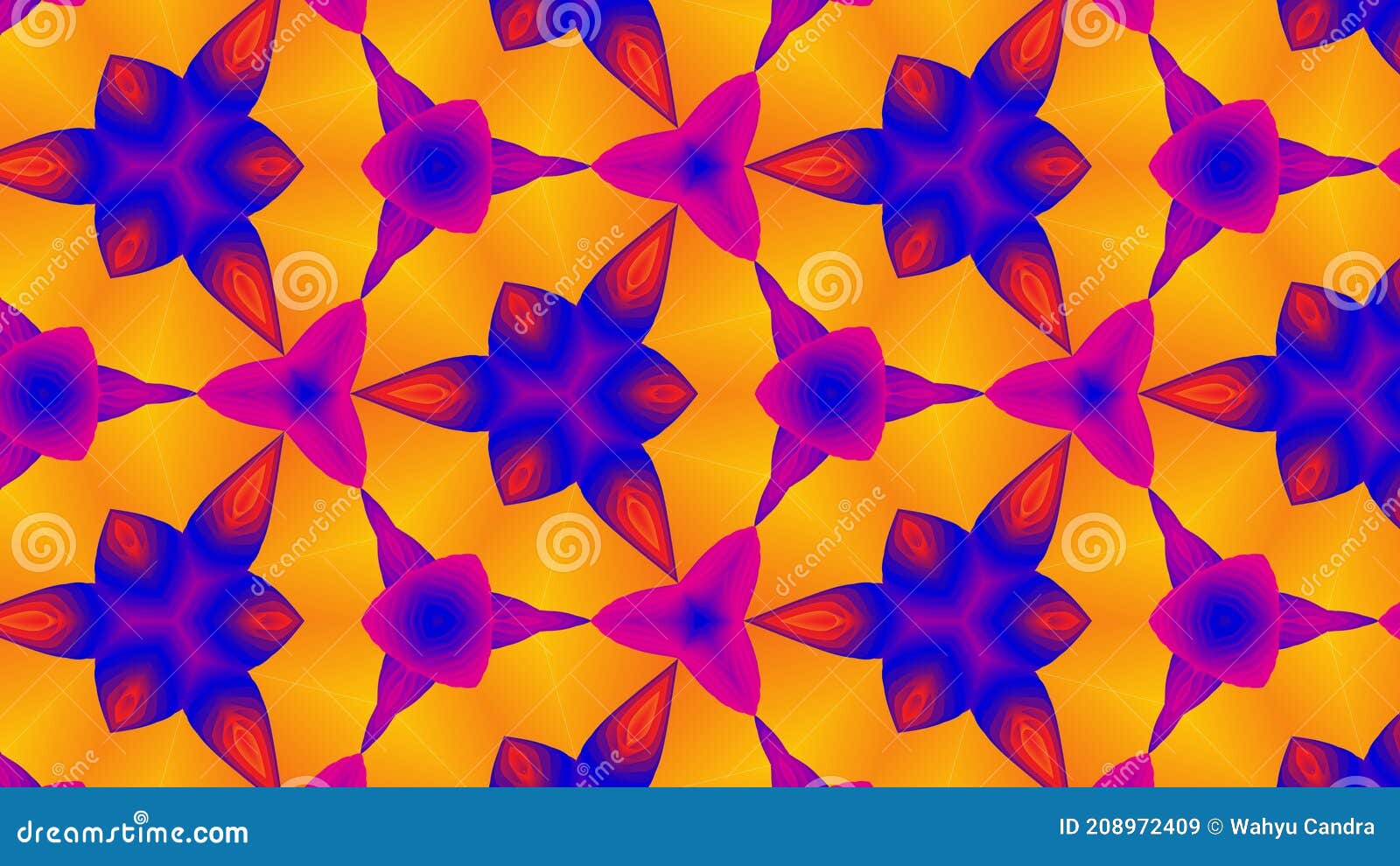 Beautiful and Modern Symmetrical Abstract Shapes Pattern with Realistic ...