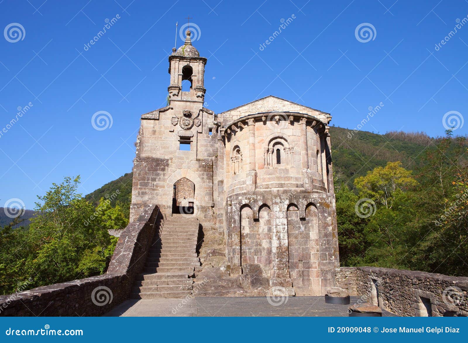Beautiful Monastery in Spain Stock Photo - Image of historic, landscape ...