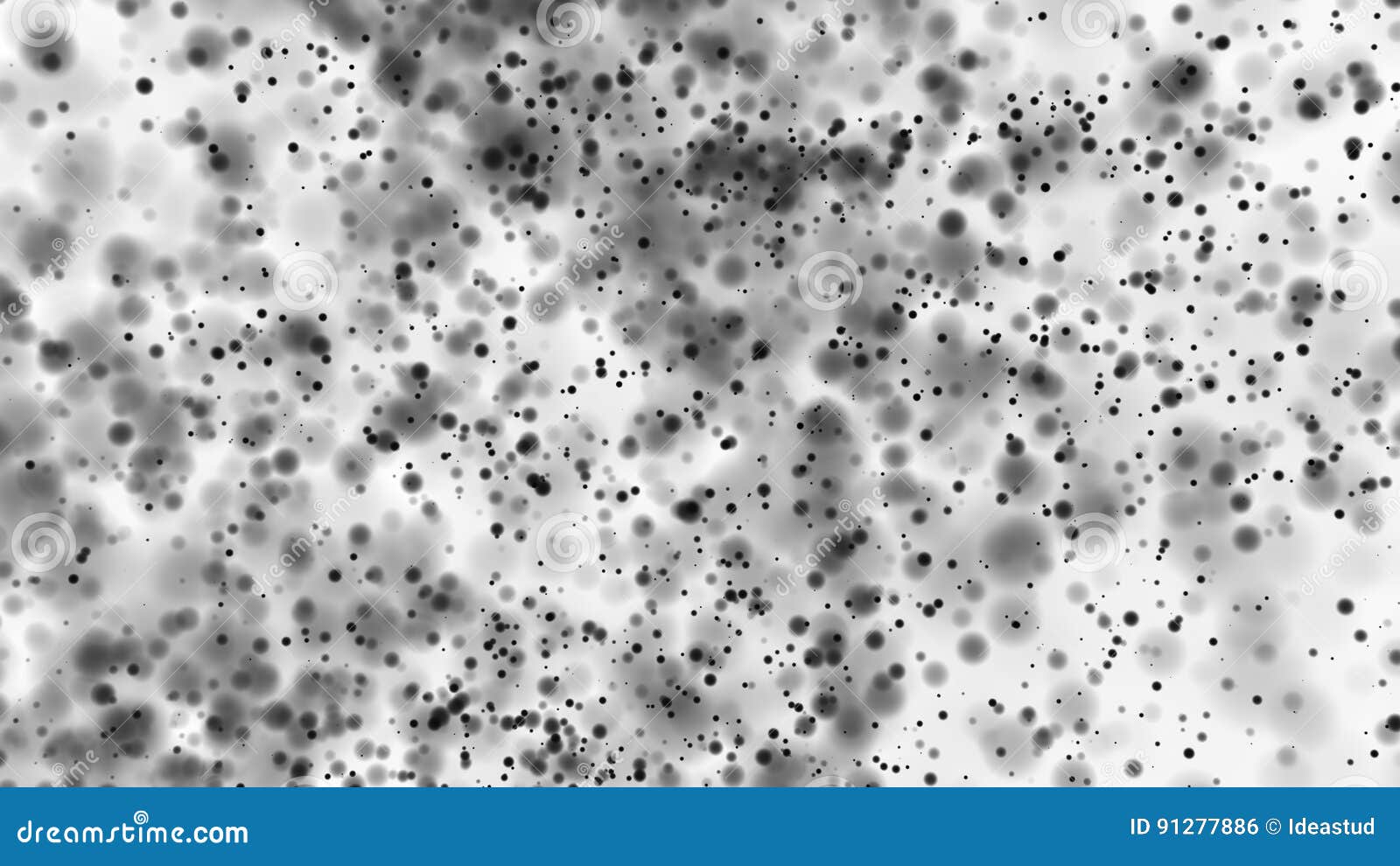 Beautiful Monochrome Bokeh Blurred Dots Background Defocused Lights ...