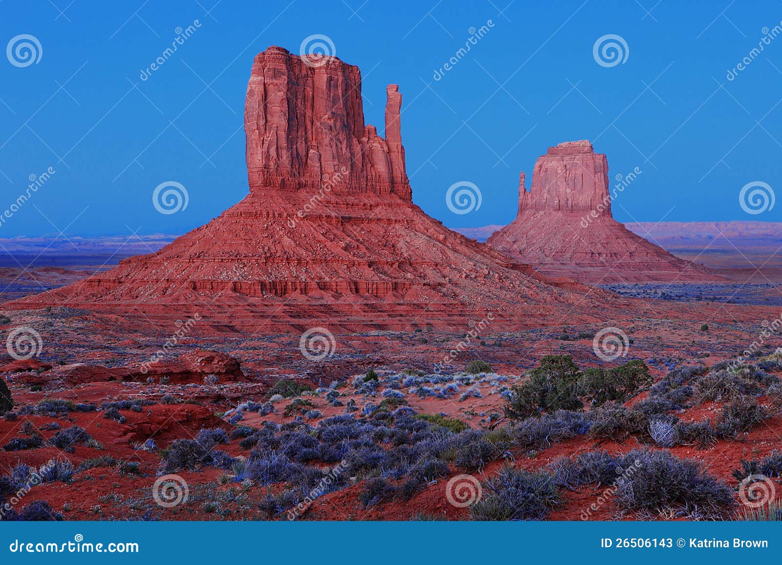 Beautiful Monument Valley Landscape Stock Image - Image of beautiful ...