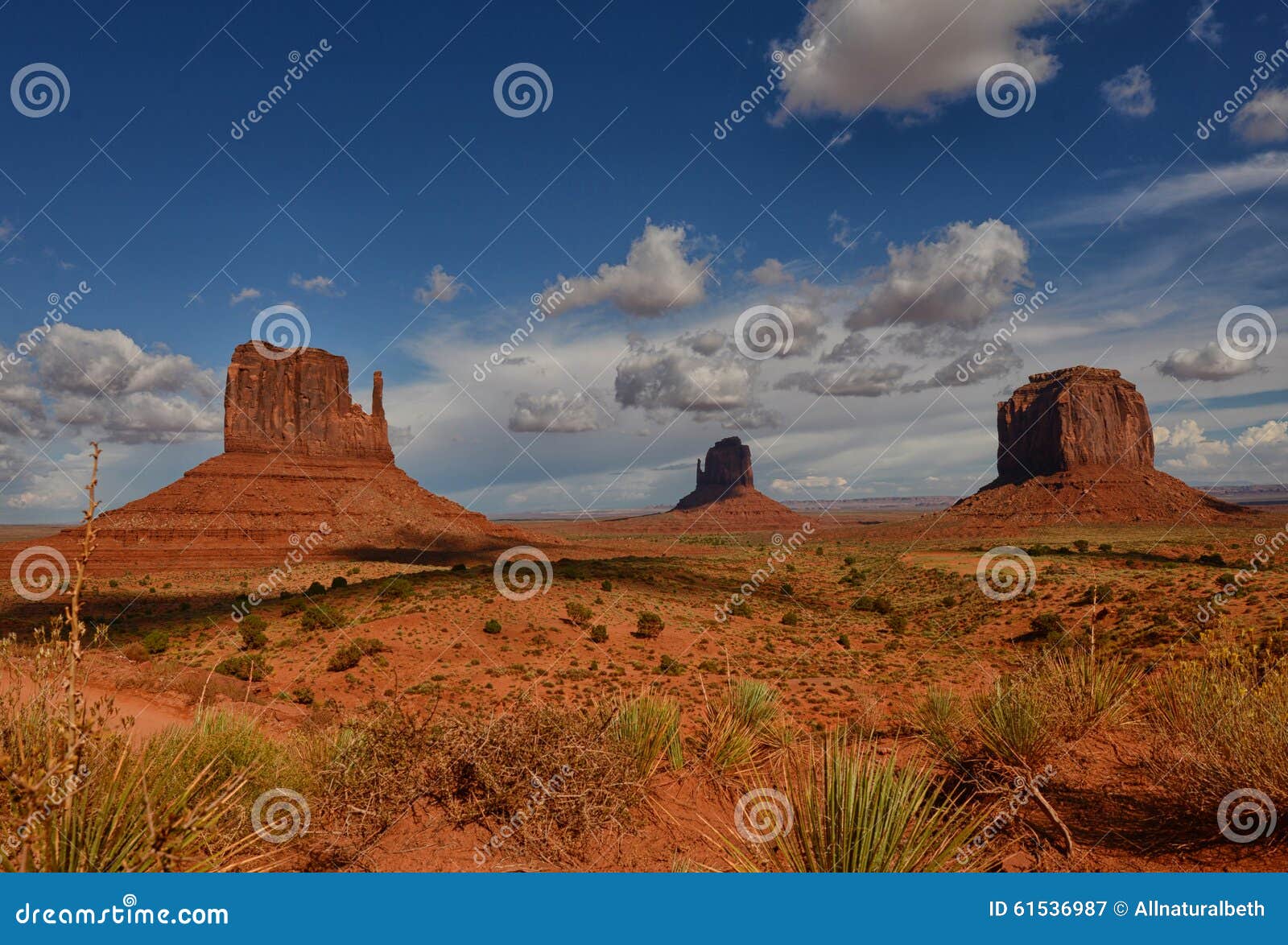 Beautiful Monument Valley Landscape Stock Image - Image of formation ...