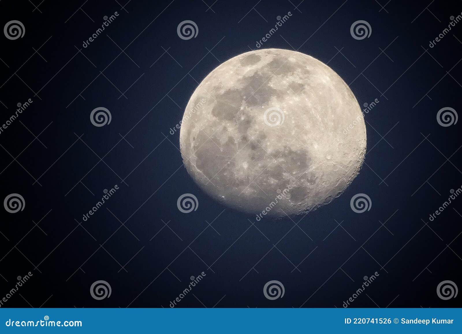 Beautiful Moon Image Taken at Night Stock Photo - Image of event ...