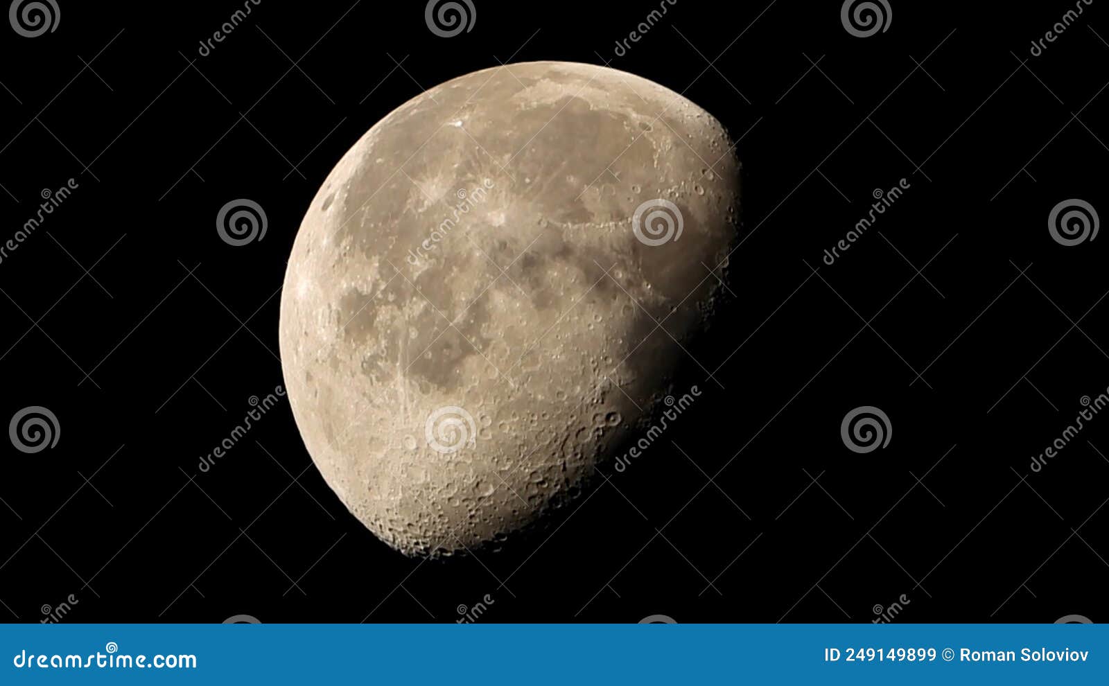 Moon. Close up view stock image. Image of space, earth - 249149899