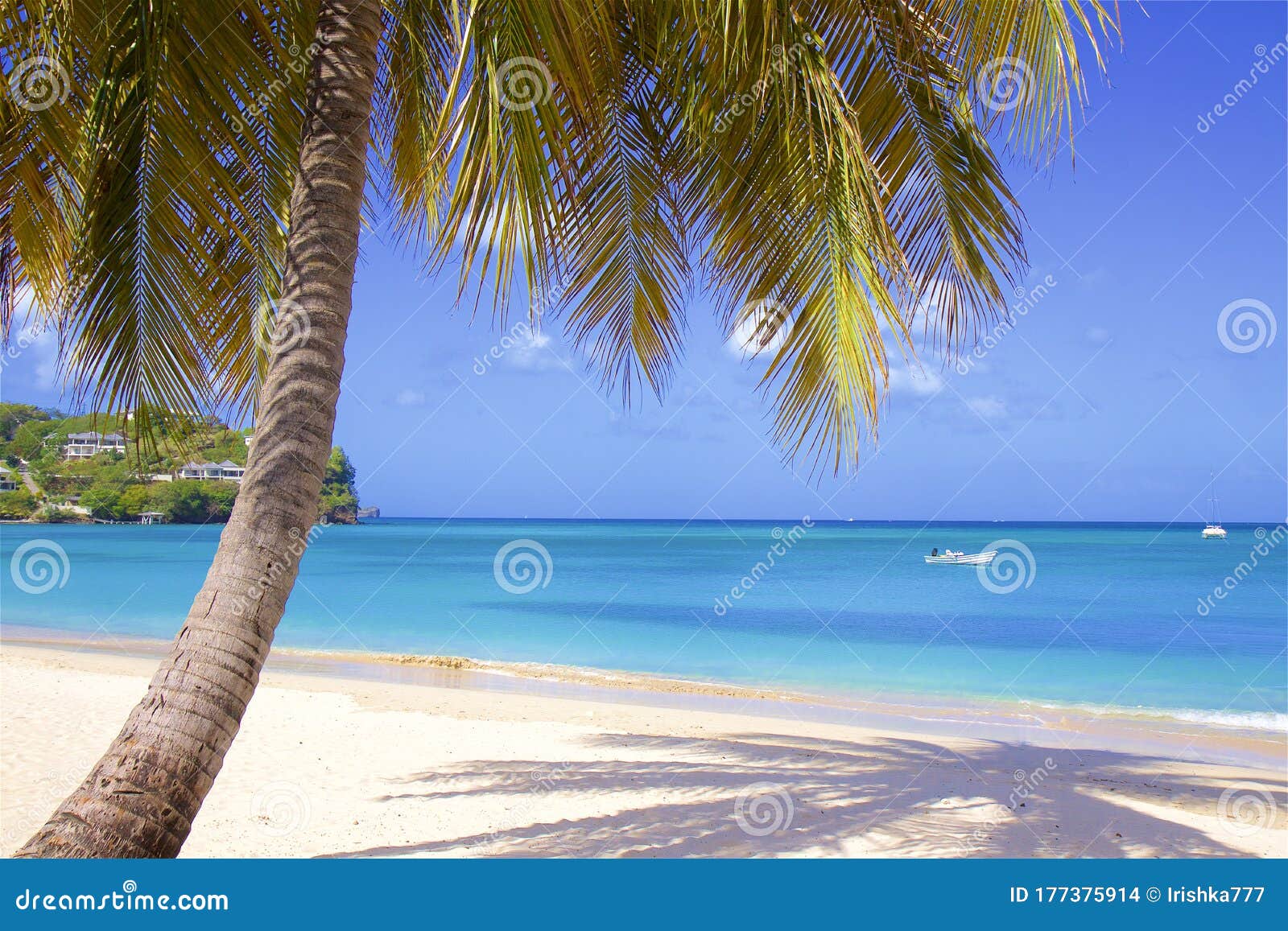 Morne Rouge Beach in Grenada, Caribbean Editorial Stock Image - Image ...