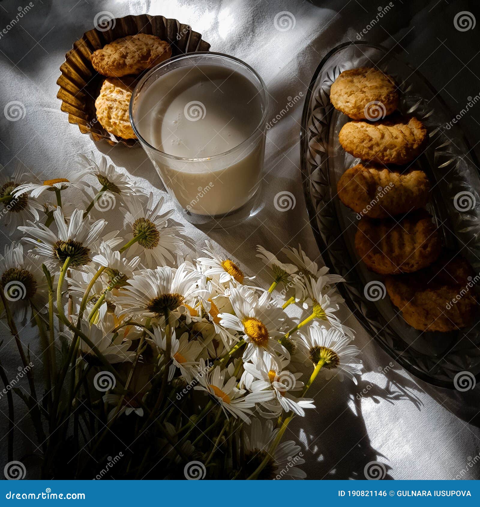 Beautiful Morning Breakfast Stock Photo - Image of dessert, water ...