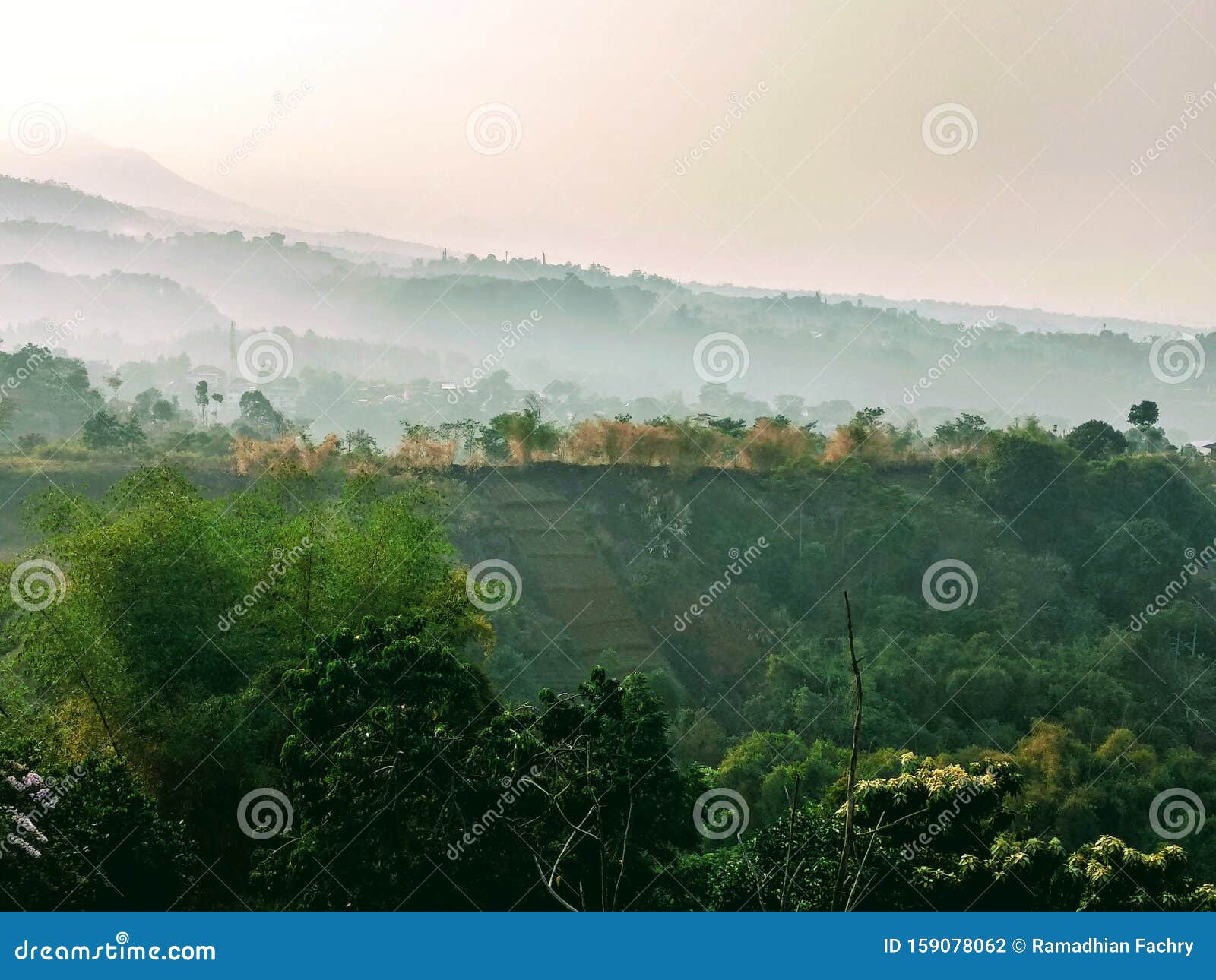 A Beautiful Morning Landscape Stock Photo - Image of sunrise, landscape ...