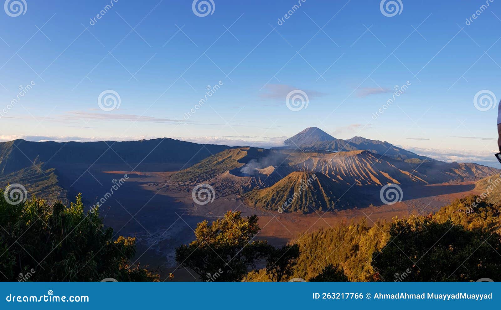 Beautiful Morning from Mount Bromo, Indonesia Stock Photo - Image of ...