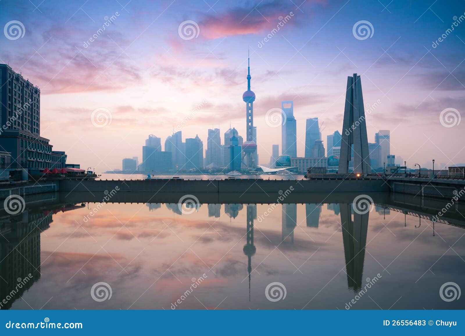 Beautiful Morning in Shanghai Stock Image - Image of journey ...