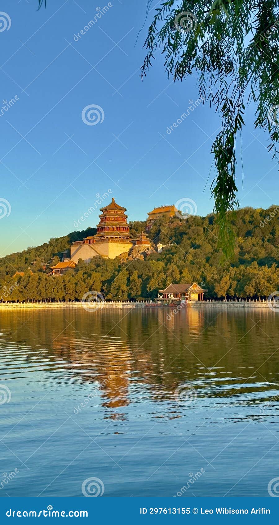 Beautiful Morning at the Summer Palace in Beijing China Stock Image ...