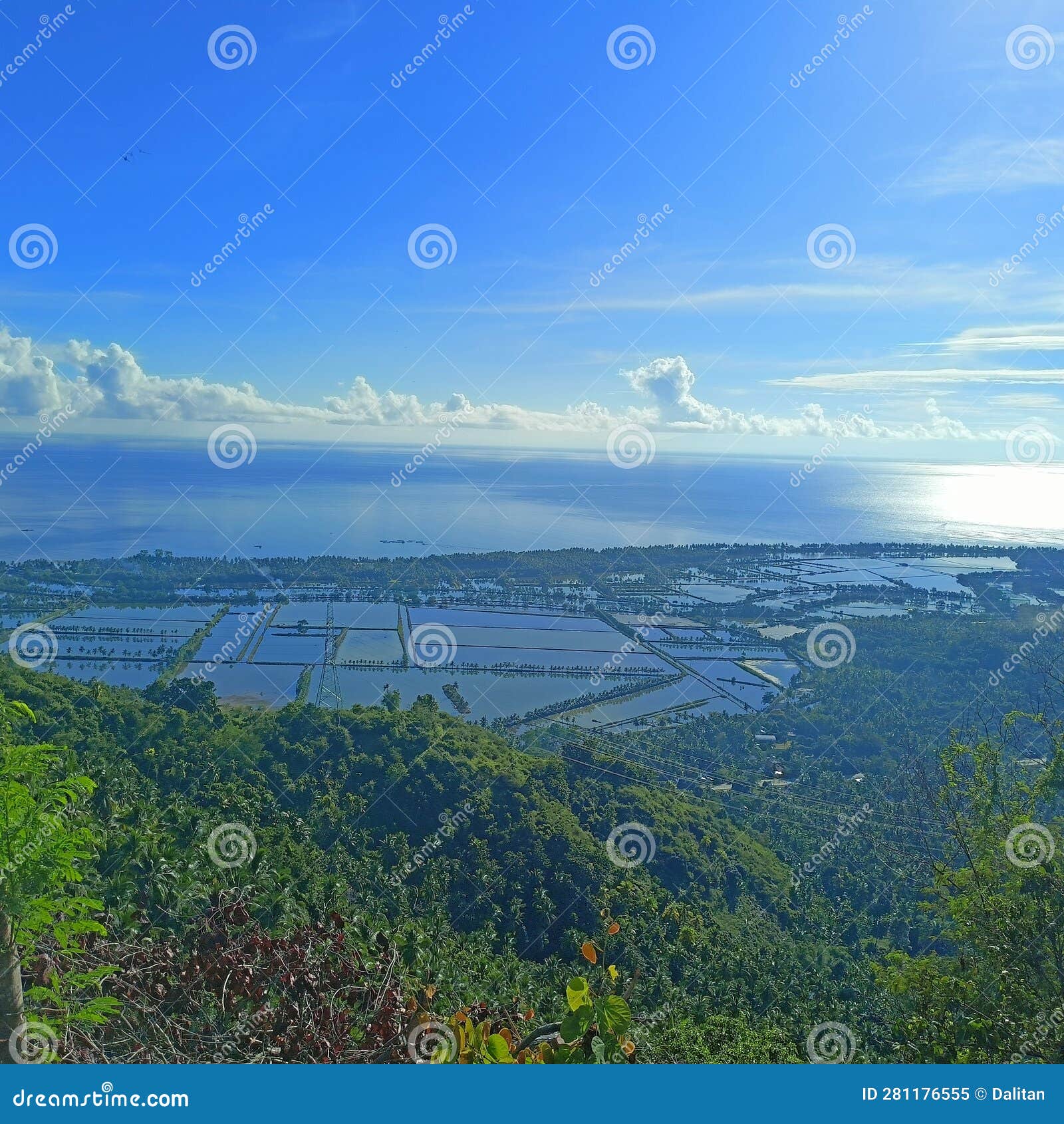 Beautiful Morning View of Malita Davao Occidental Stock Image - Image ...