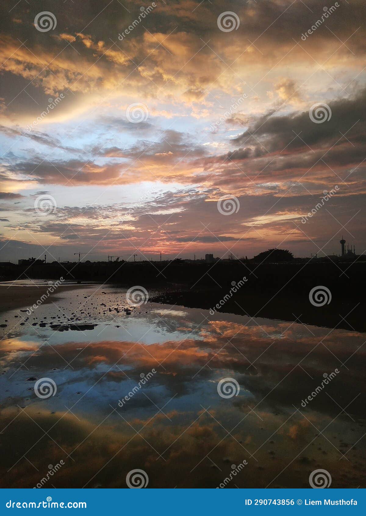 Beautiful morning view stock photo. Image of cloud, nature - 290743856