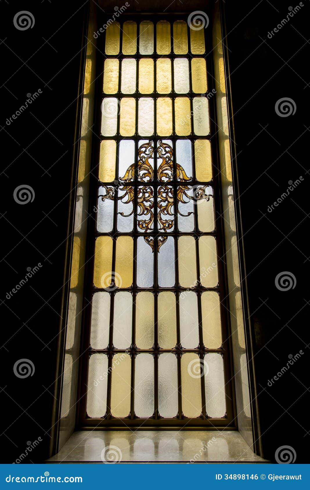 The Beautiful Mosaic Window in Museum Stock Photo - Image of cathedral ...