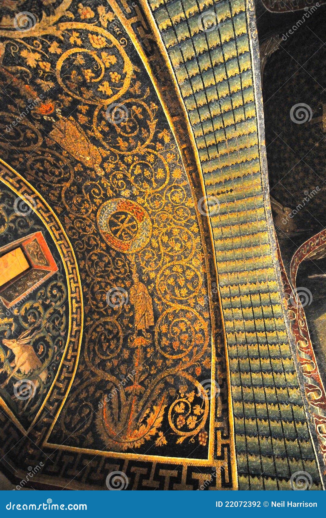 Beautiful Mosaics stock photo. Image of golden, stars - 22072392