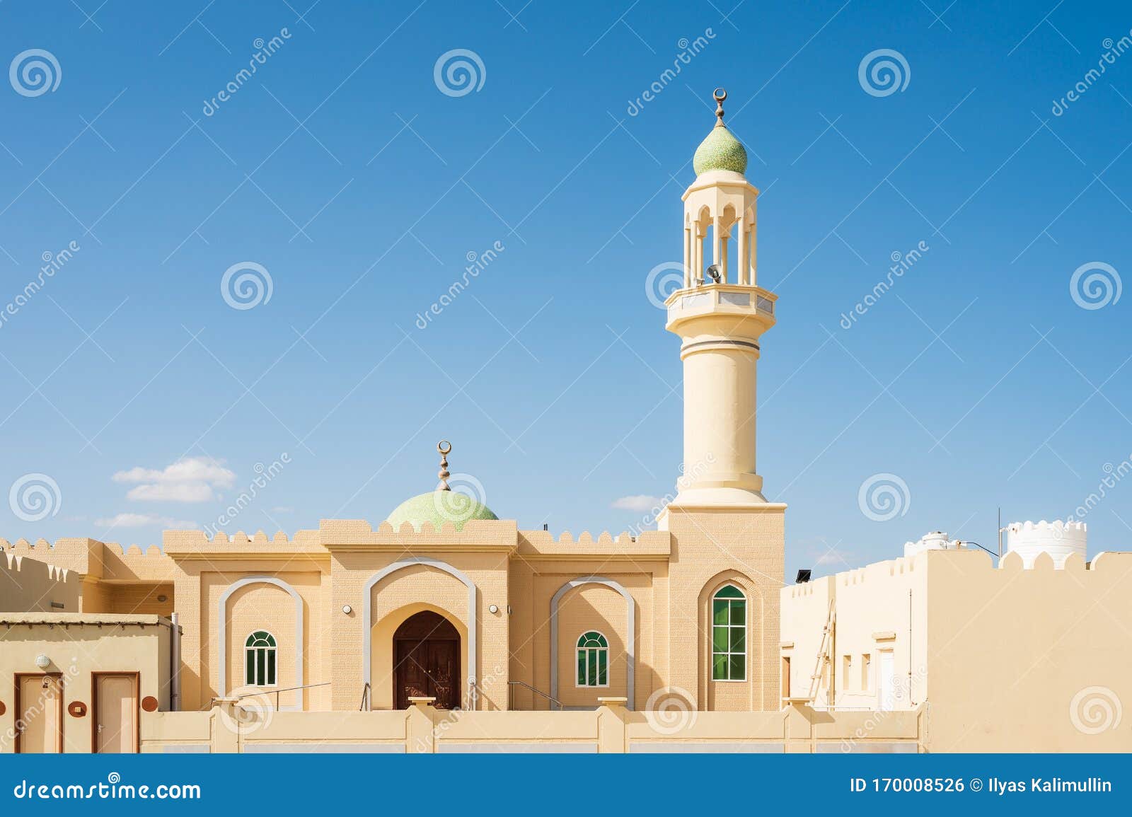 Beautiful Mosque in Arabic Style, Oman Stock Photo - Image of arabic ...