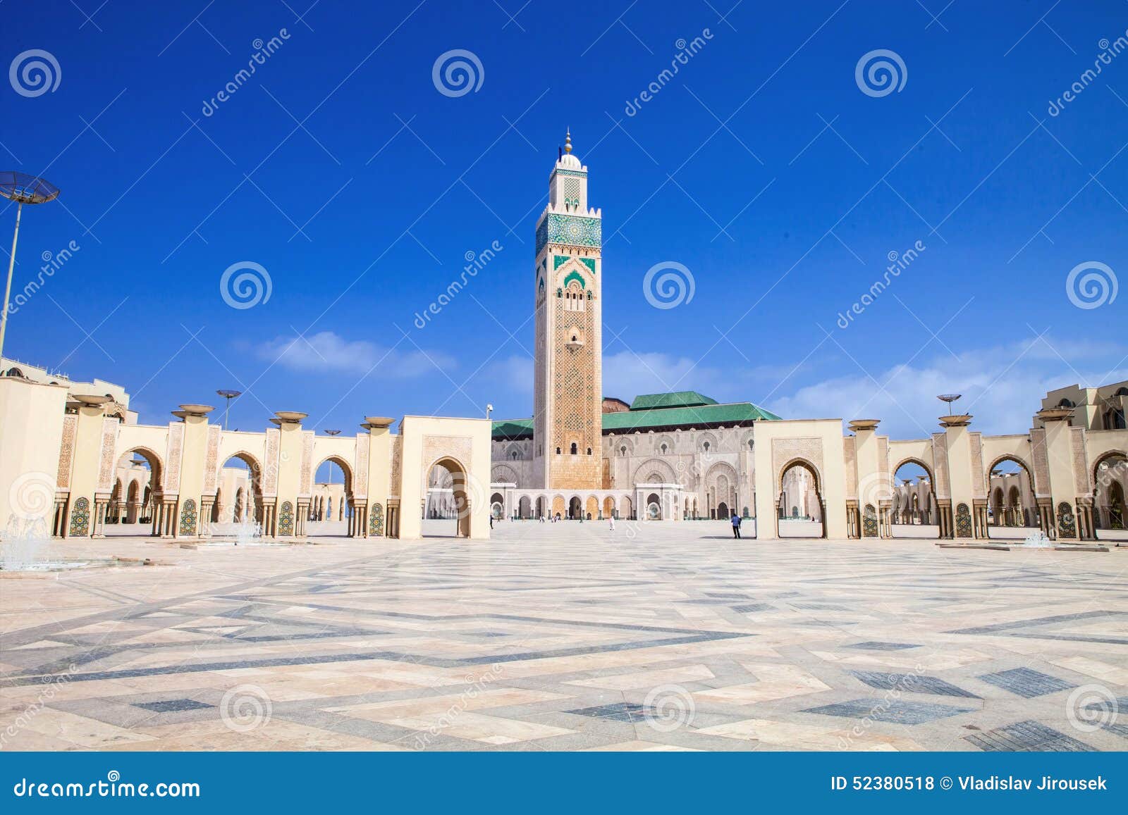 Beautiful Mosque Hassan Second, Casablanca, Morocco Stock Photo - Image ...