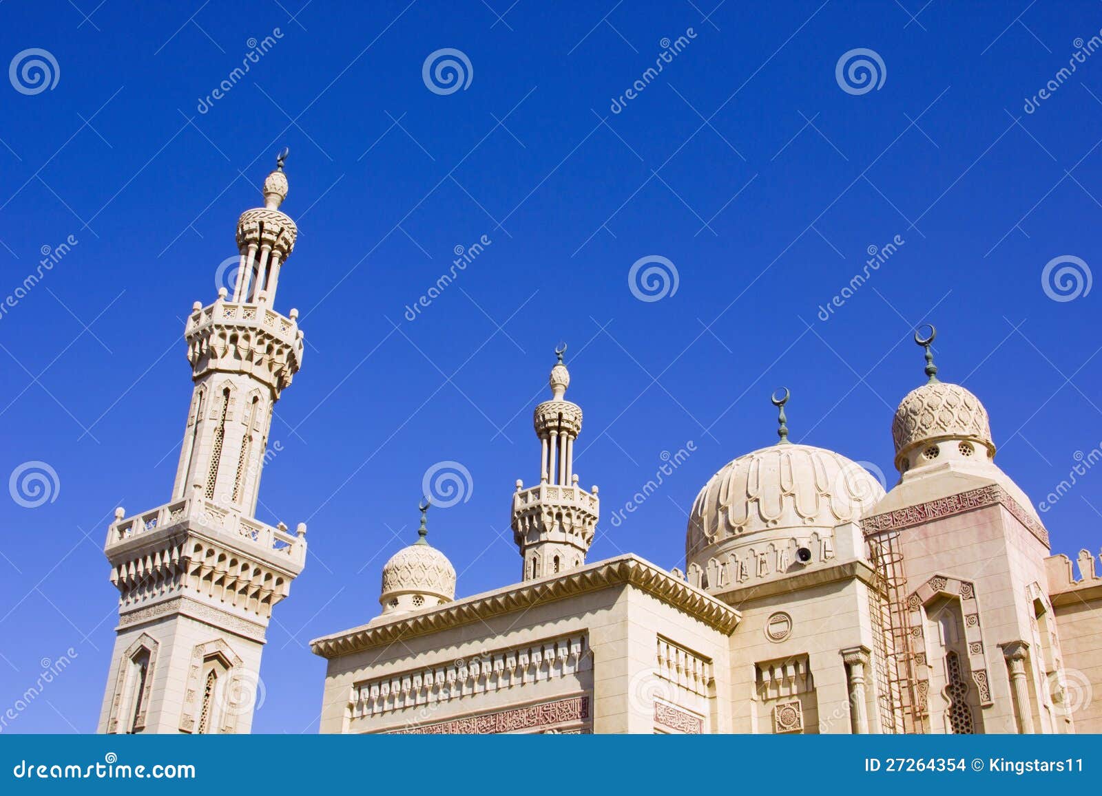A Beautiful Mosque in Port Said,Egypt Stock Photo - Image of building ...