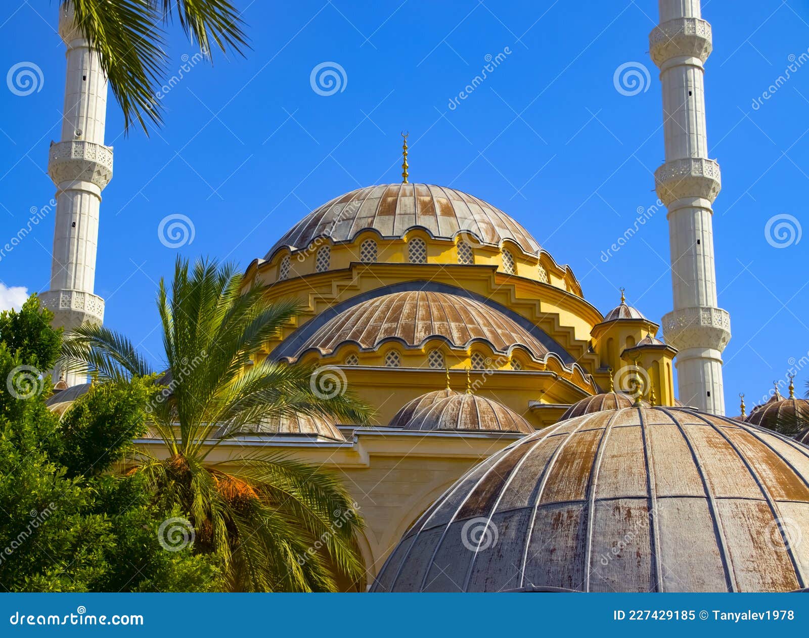 Beautiful Mosque in Side Turkey Architecture Historic Stock Image ...