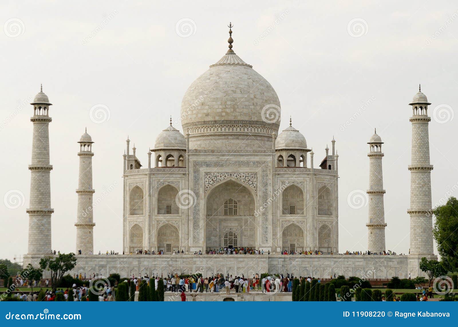 Beautiful Mosque Taj Mahal. Agra, India Editorial Image - Image of ...