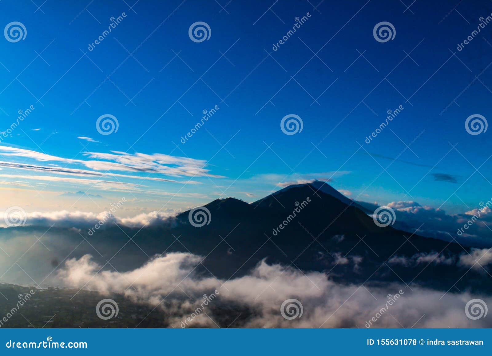 Beautiful Mount Agung in Bali Stock Photo - Image of beautiful, agung ...