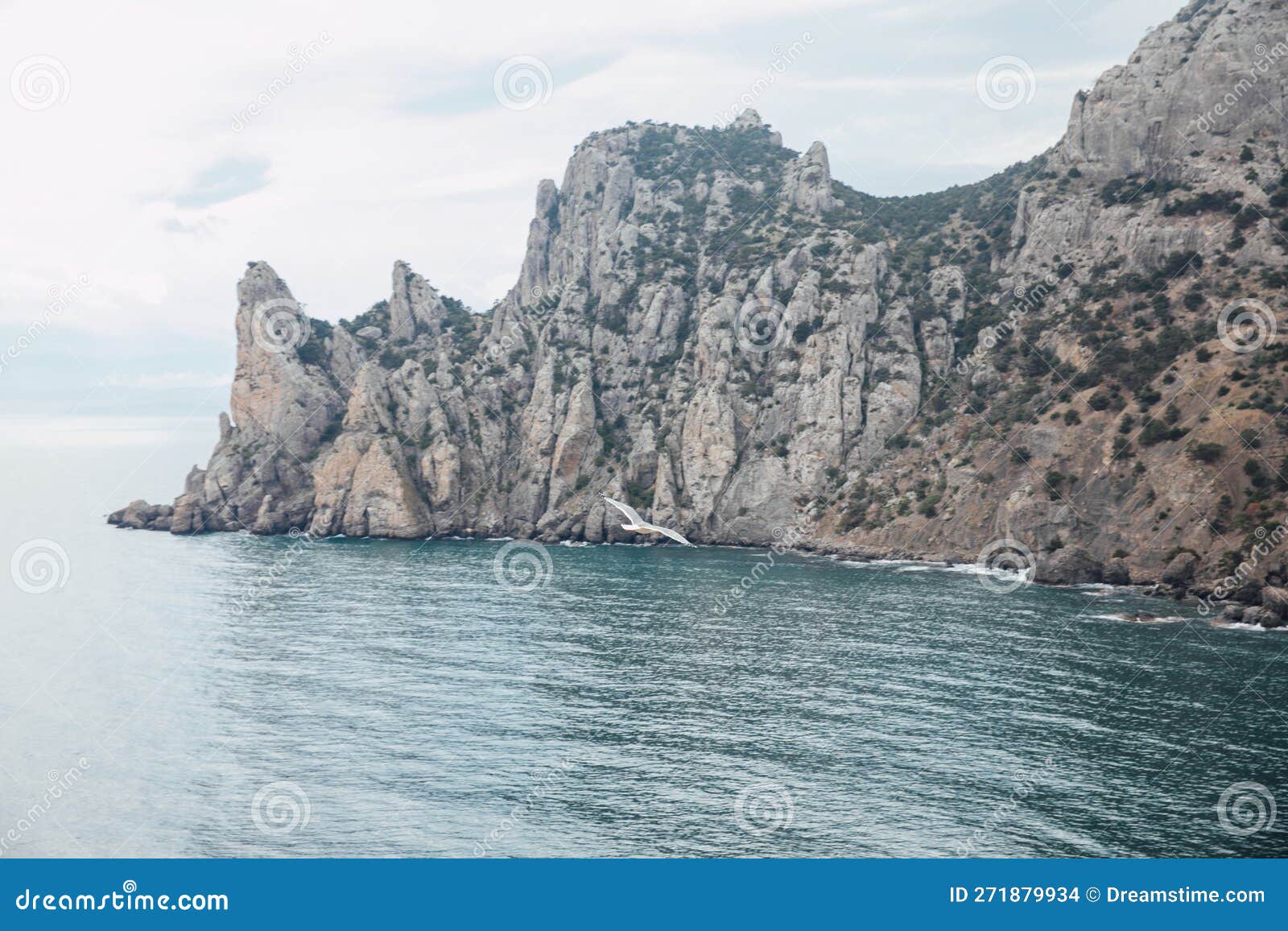 Beautiful Mountain Cliffs and Sea in a Nature Hike Journey Stock Photo ...