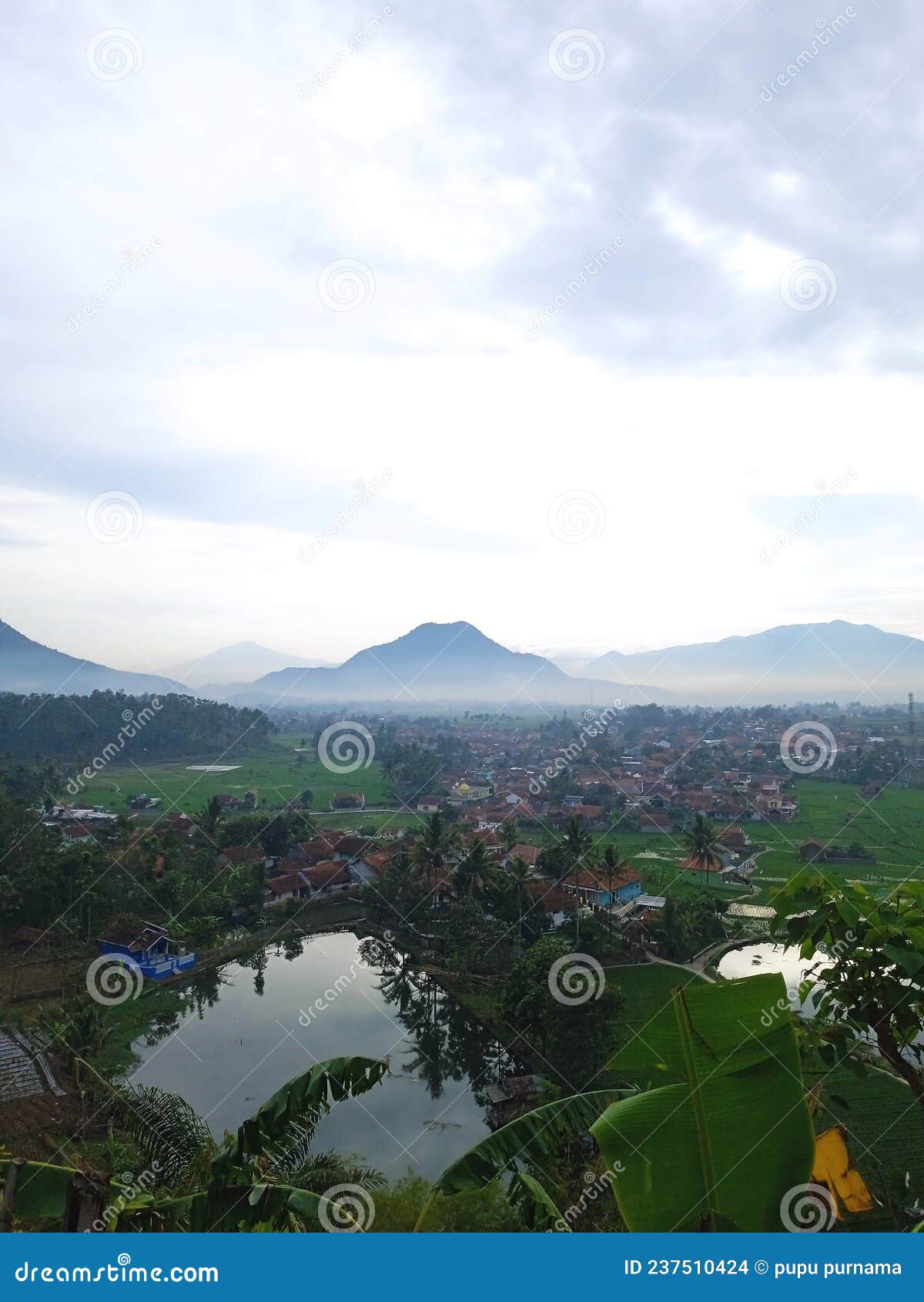 Beautiful Mountain Indonesian Garut Jawabarat Editorial Stock Image ...