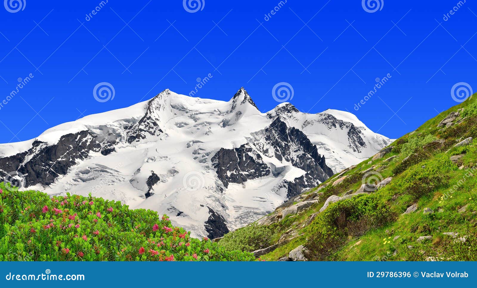 Monte Rosa - Swiss Alps stock photo. Image of serene - 29786396