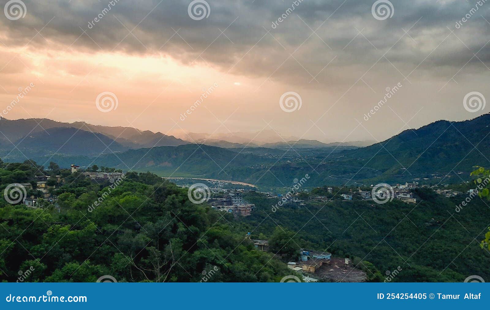 Beautiful Mountain Ranges of Kashmir Pakistan Stock Image - Image of ...