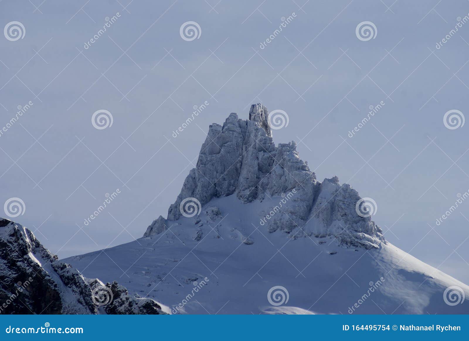 Beautiful Mountain with Sharp Rocks Stock Photo - Image of beautiful ...
