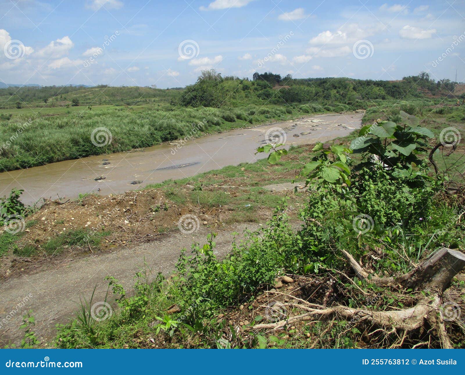 A Beautiful Mountain in Sumedang Regency Bordering Subang Regency Stock ...