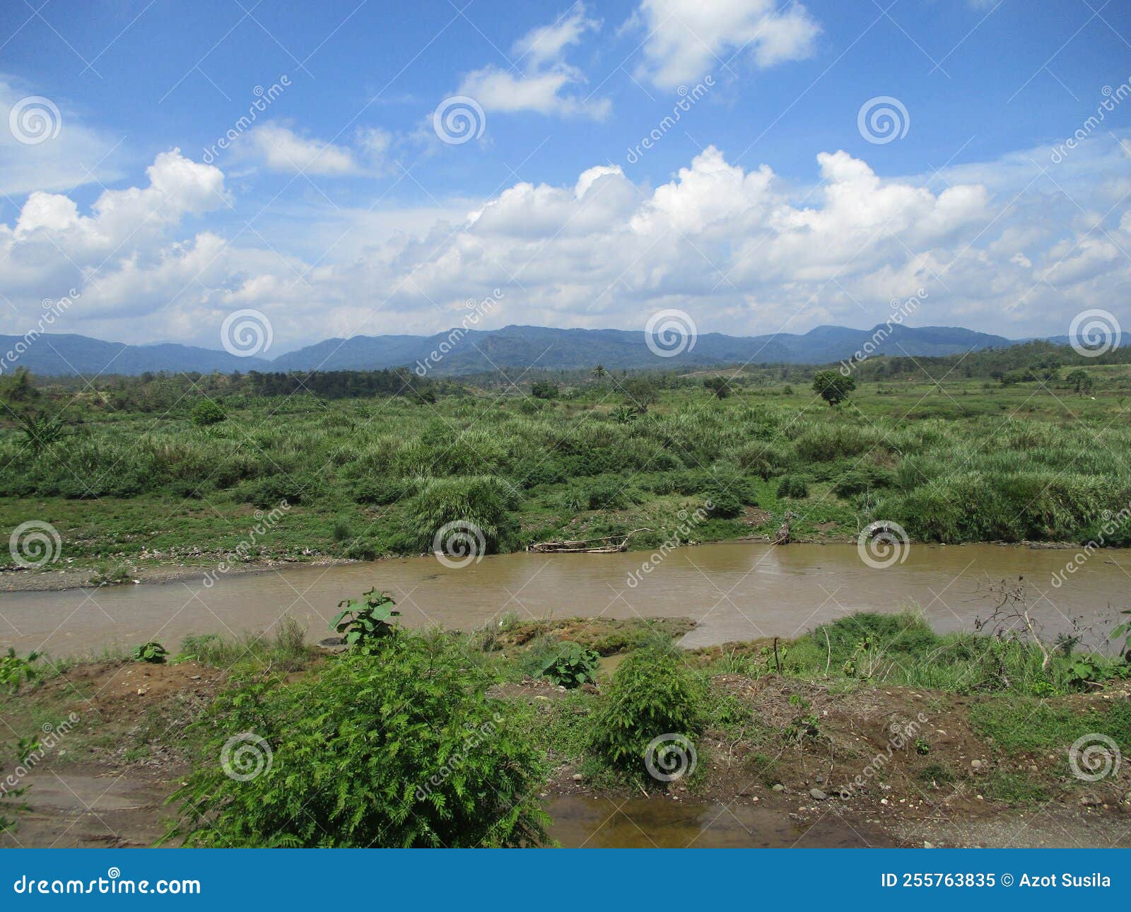 A Beautiful Mountain in Sumedang Regency Bordering Subang Regency Stock ...