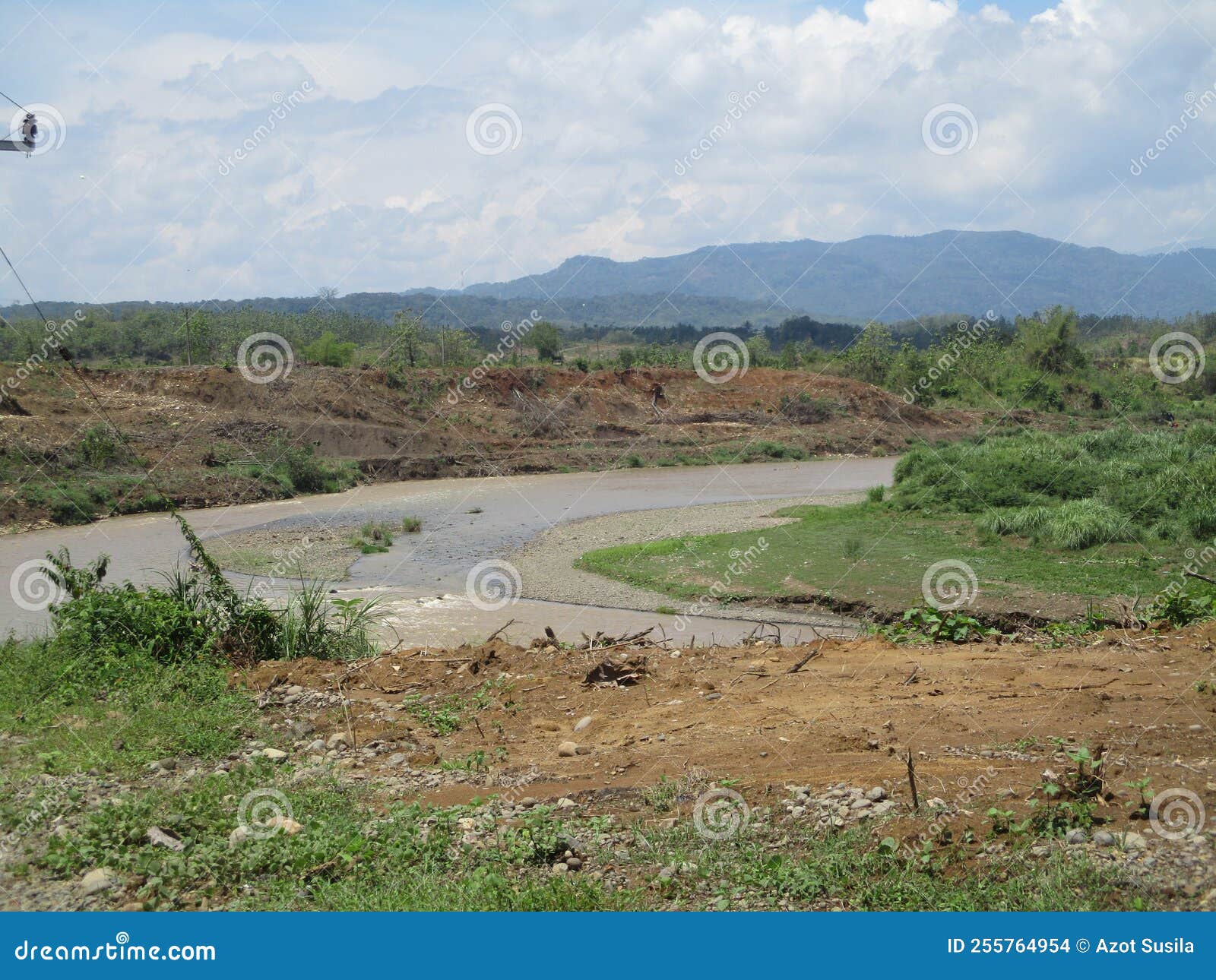 A Beautiful Mountain in Sumedang Regency Bordering Subang Regency Stock ...